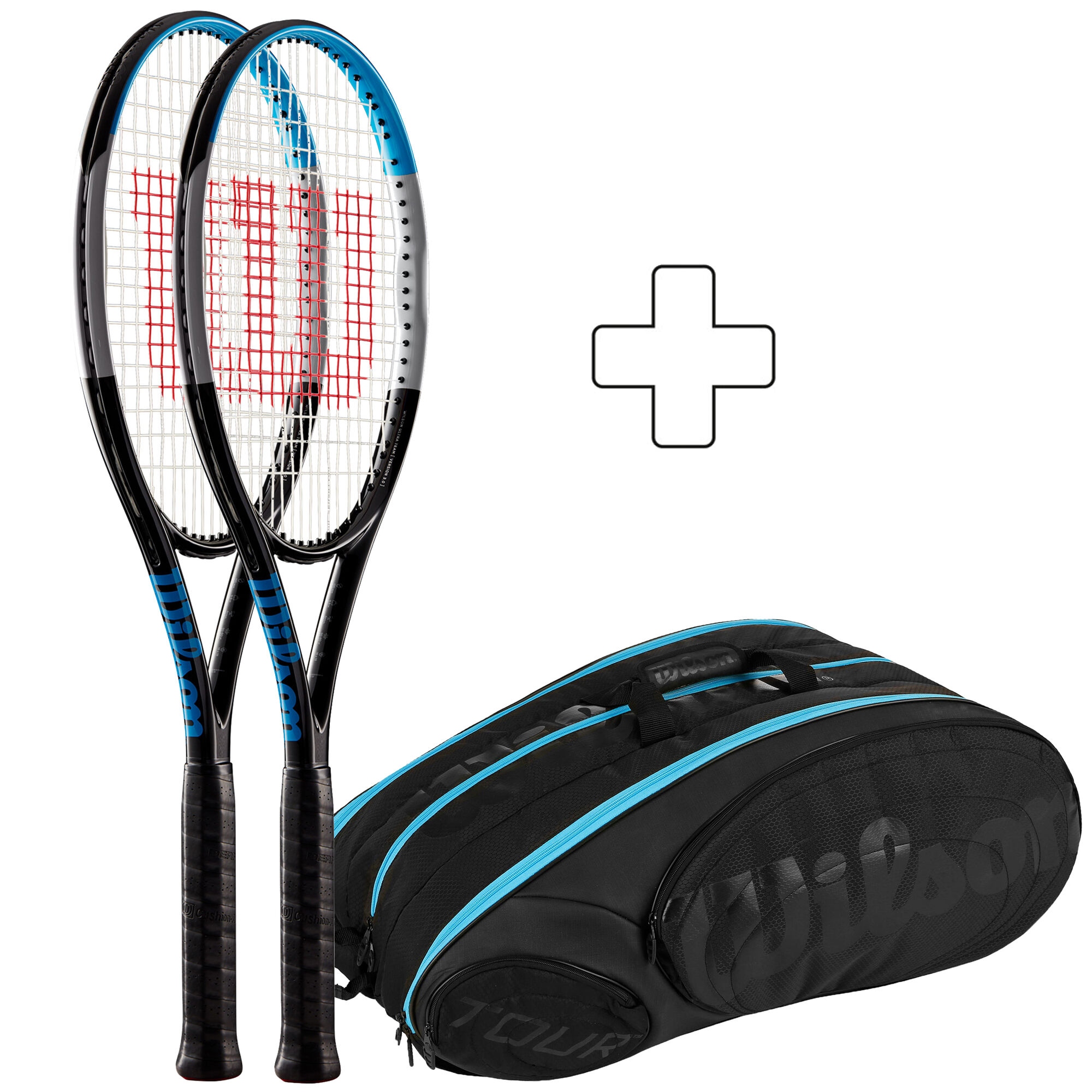 Wilson 2x Ultra Team 100 V3.0 Plus Schlägertasche | Tennis-Point