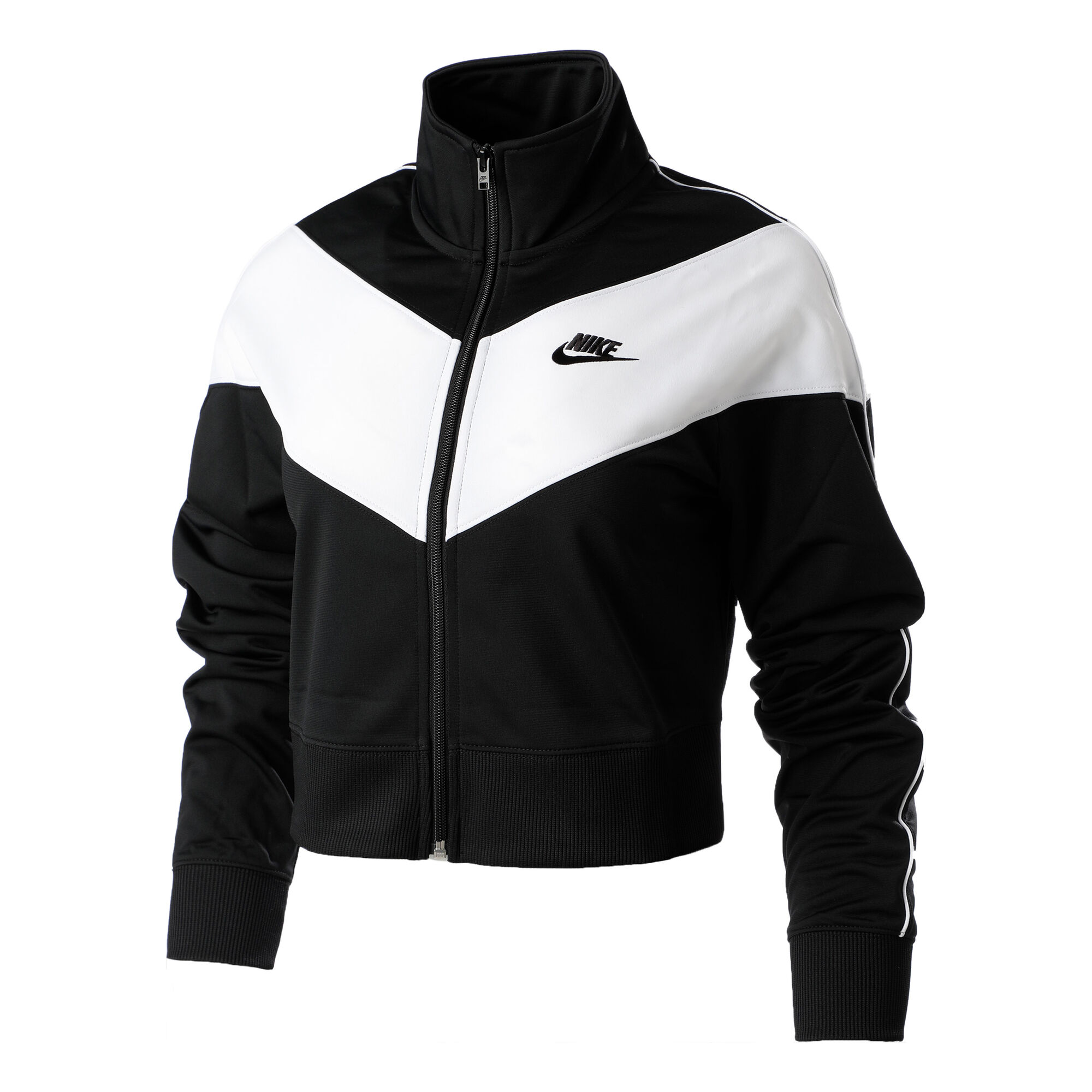 Nike Sportswear Heritage Trainingsjacke Damen Schwarz Weiß Online