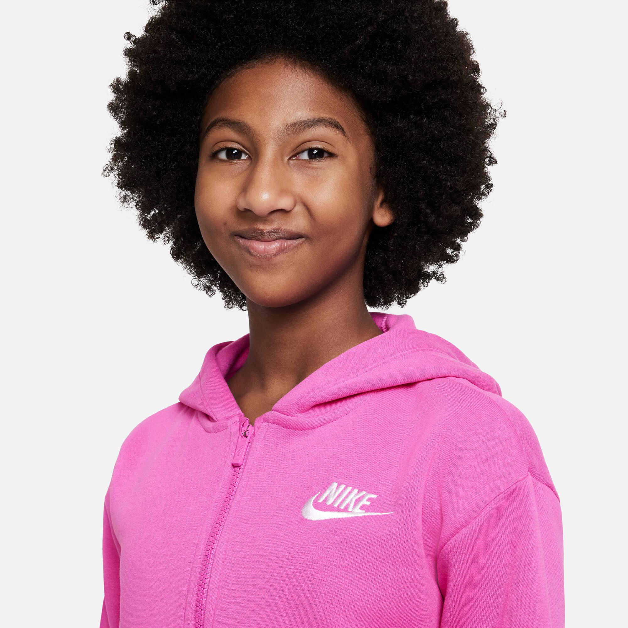 Nike Sportswear Club Fleece Trainingsjacke Mädchen Pink Online Kaufen