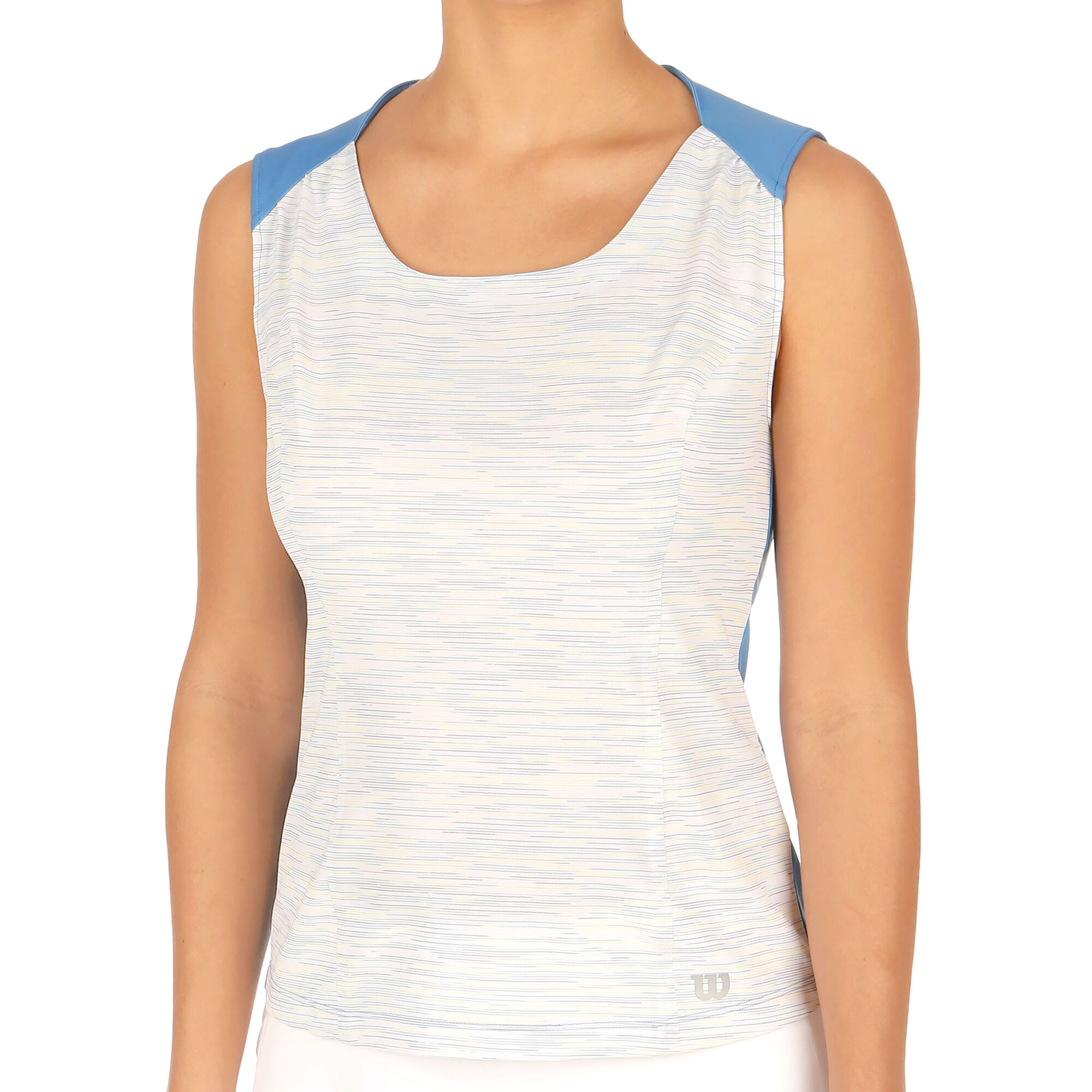 Wilson Star Striated Tank-Top Damen Weiß, Blau online kaufen | Tennis ...