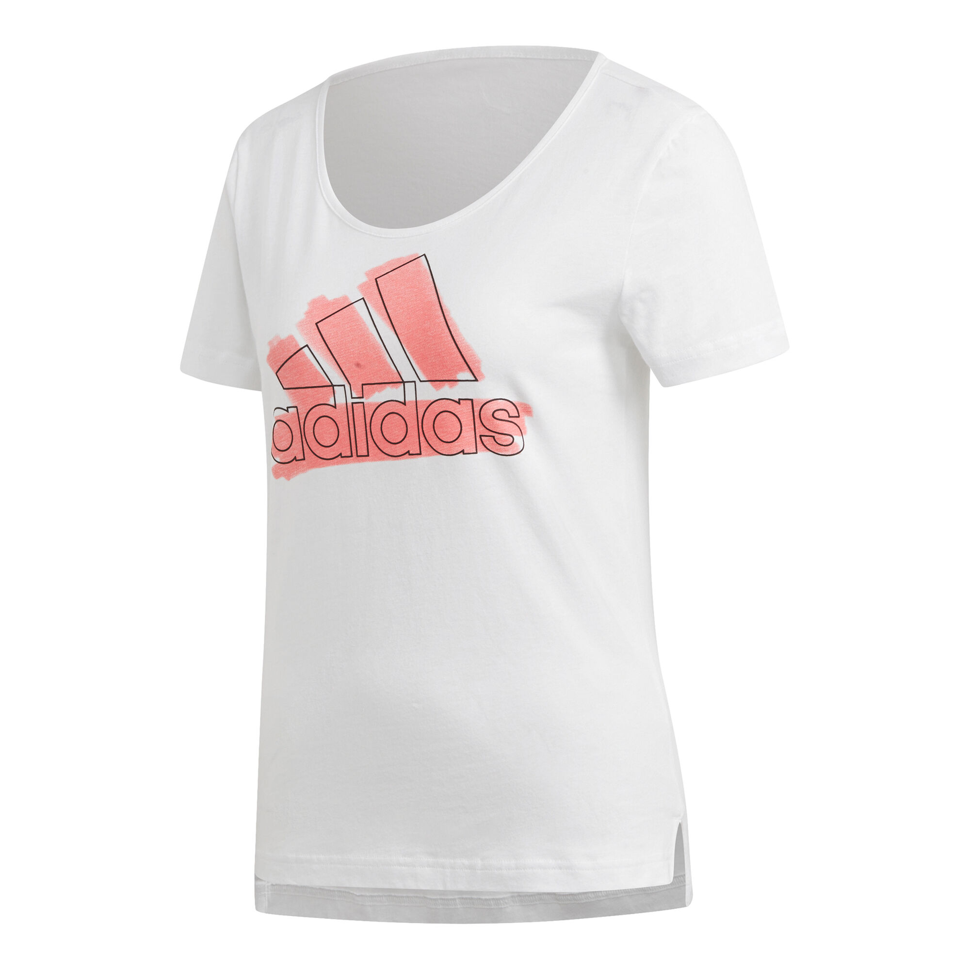 adidas Badge Of Sports Special T-Shirt Damen Weiß, Rosa online kaufen ...