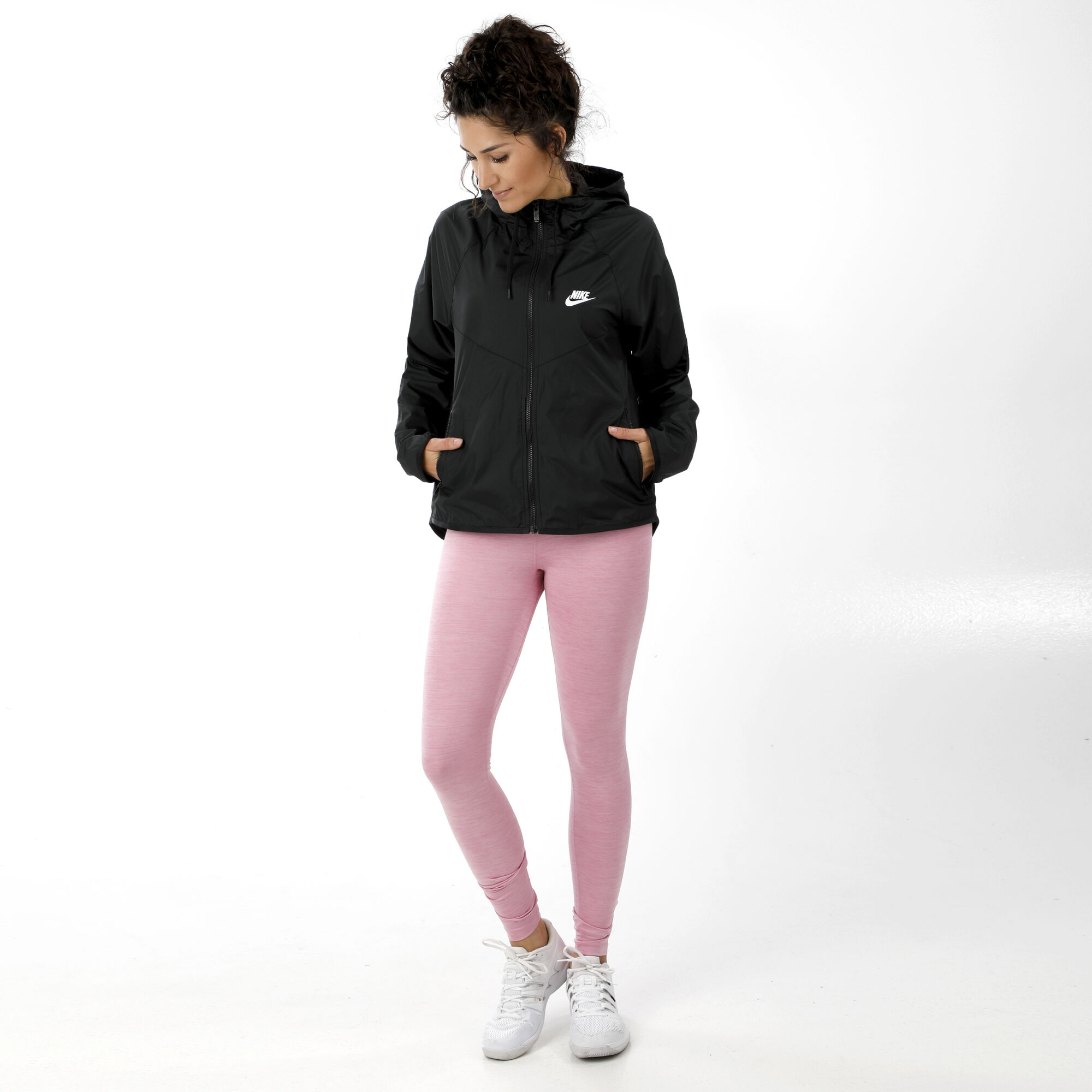 Nike Sportswear Trainingsjacke Damen Schwarz Weiß Online Kaufen