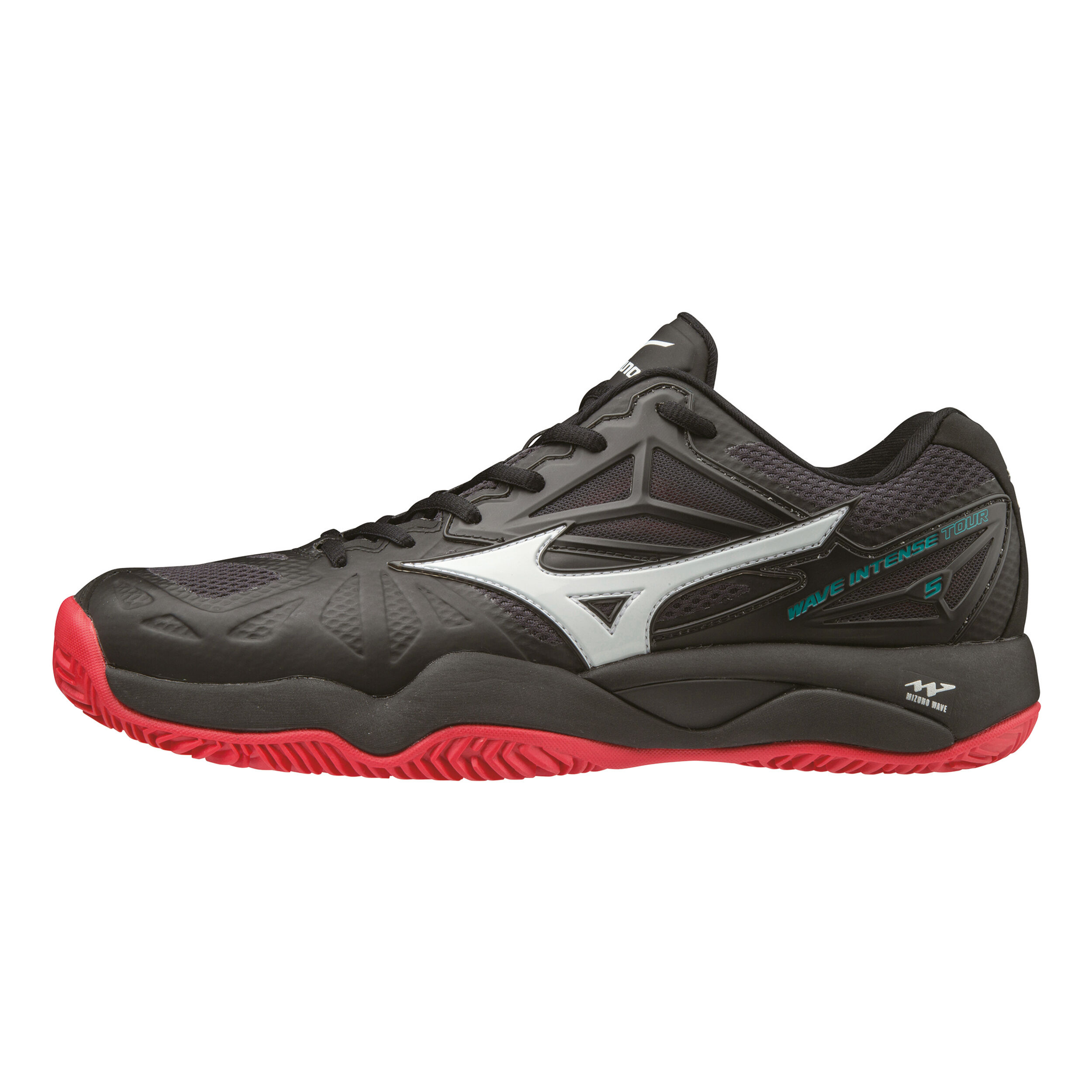 Wave Intense Tour 5 Clay Sandplatzschuh Herren Schwarz WeiB