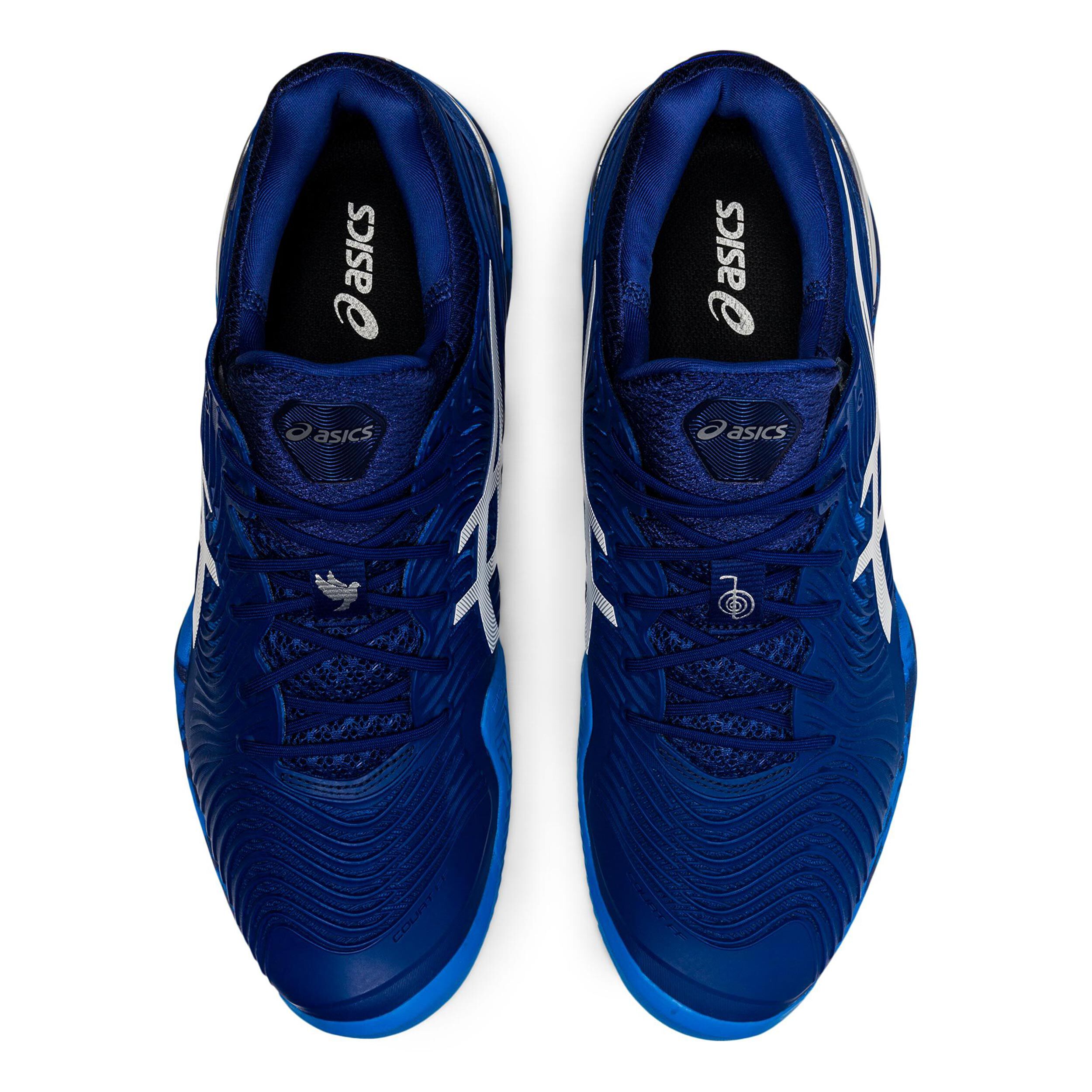 Court FF Novak Sandplatzschuh Herren Blau WeiB