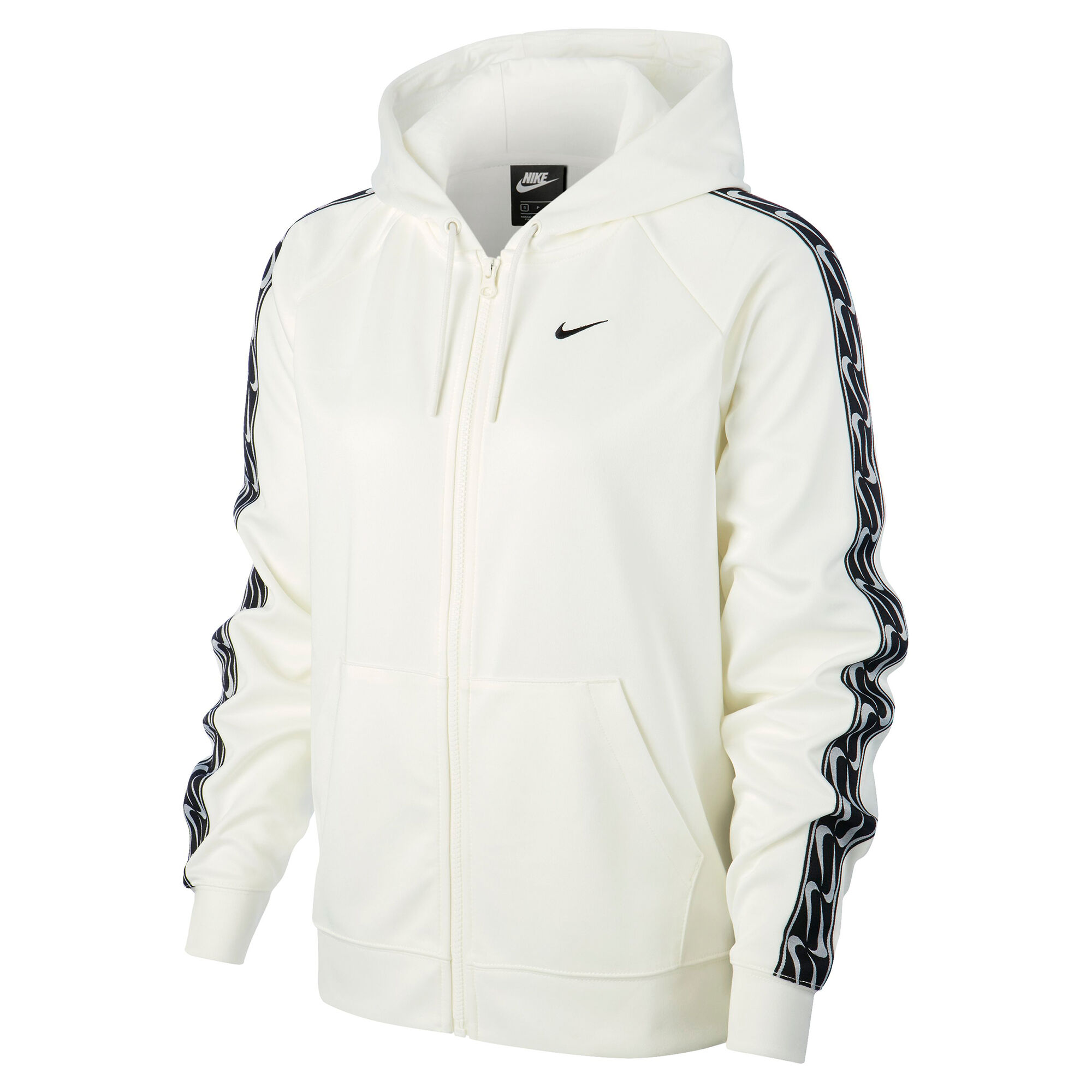 Nike Sportswear Logo Trainingsjacke Damen Weiß Schwarz Online Kaufen