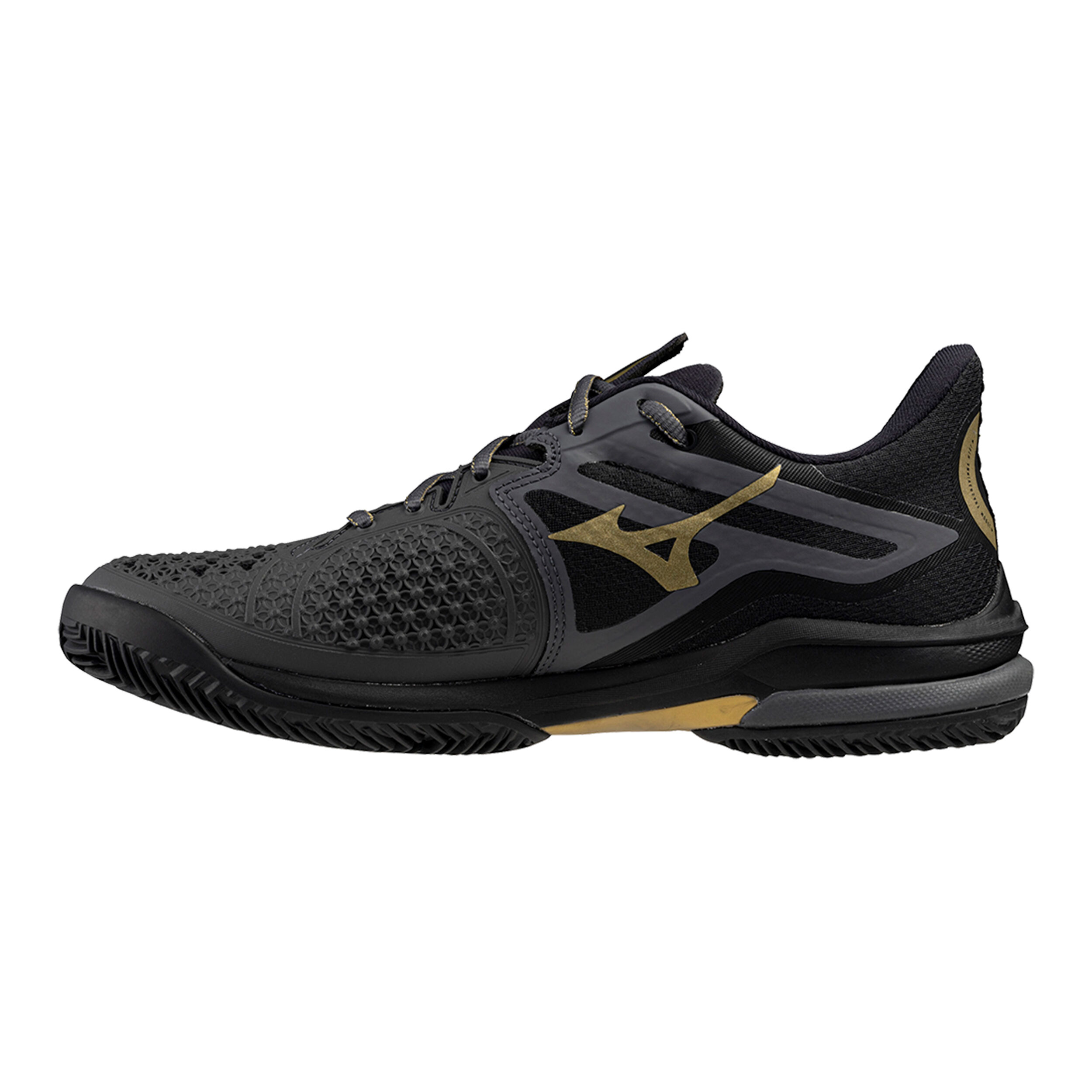 Wave Exceed Tour 6 10th Sandplatzschuh Herren Schwarz Gold