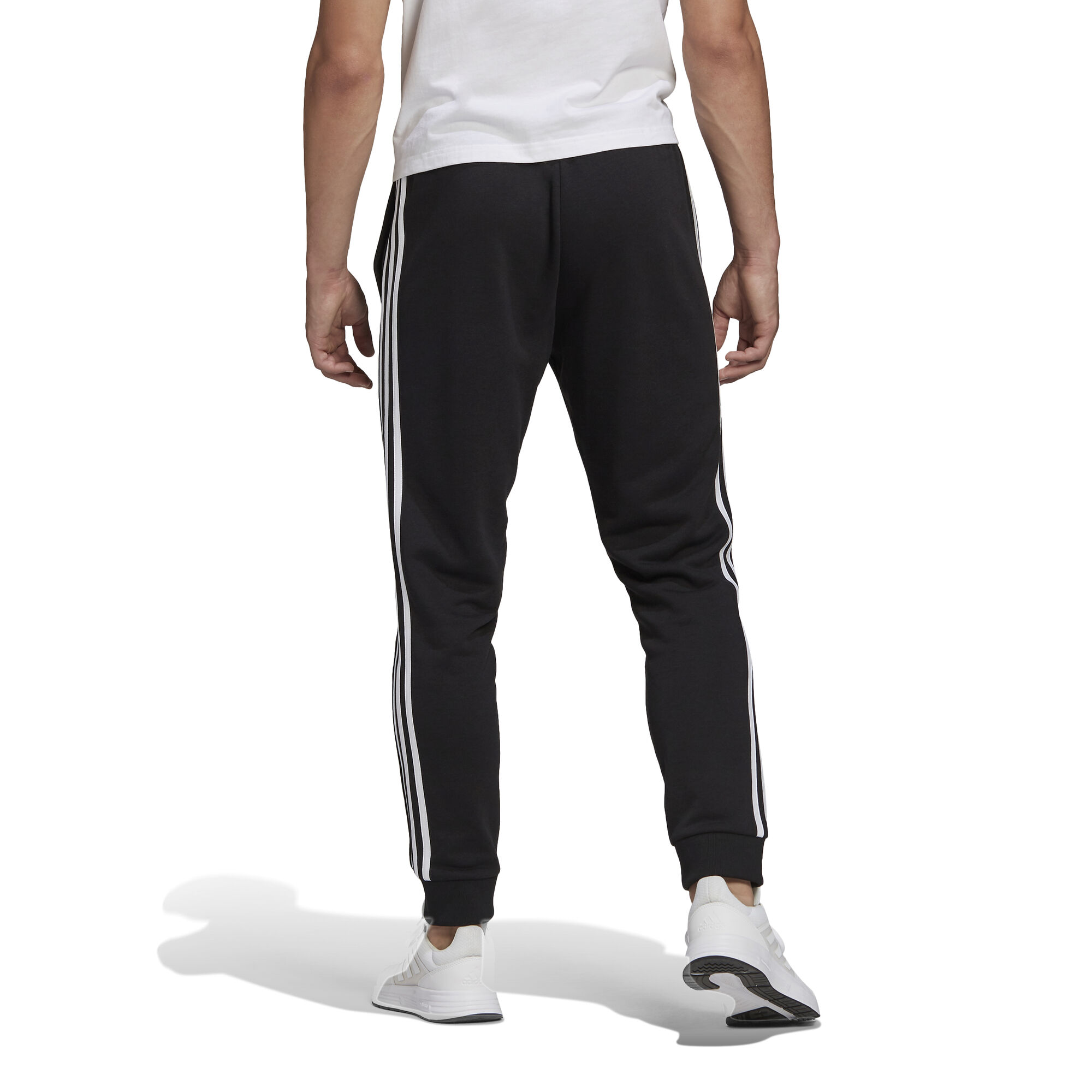 Adidas Essentials French Terry Tapered Cuff 3 Stripes Trainingshose